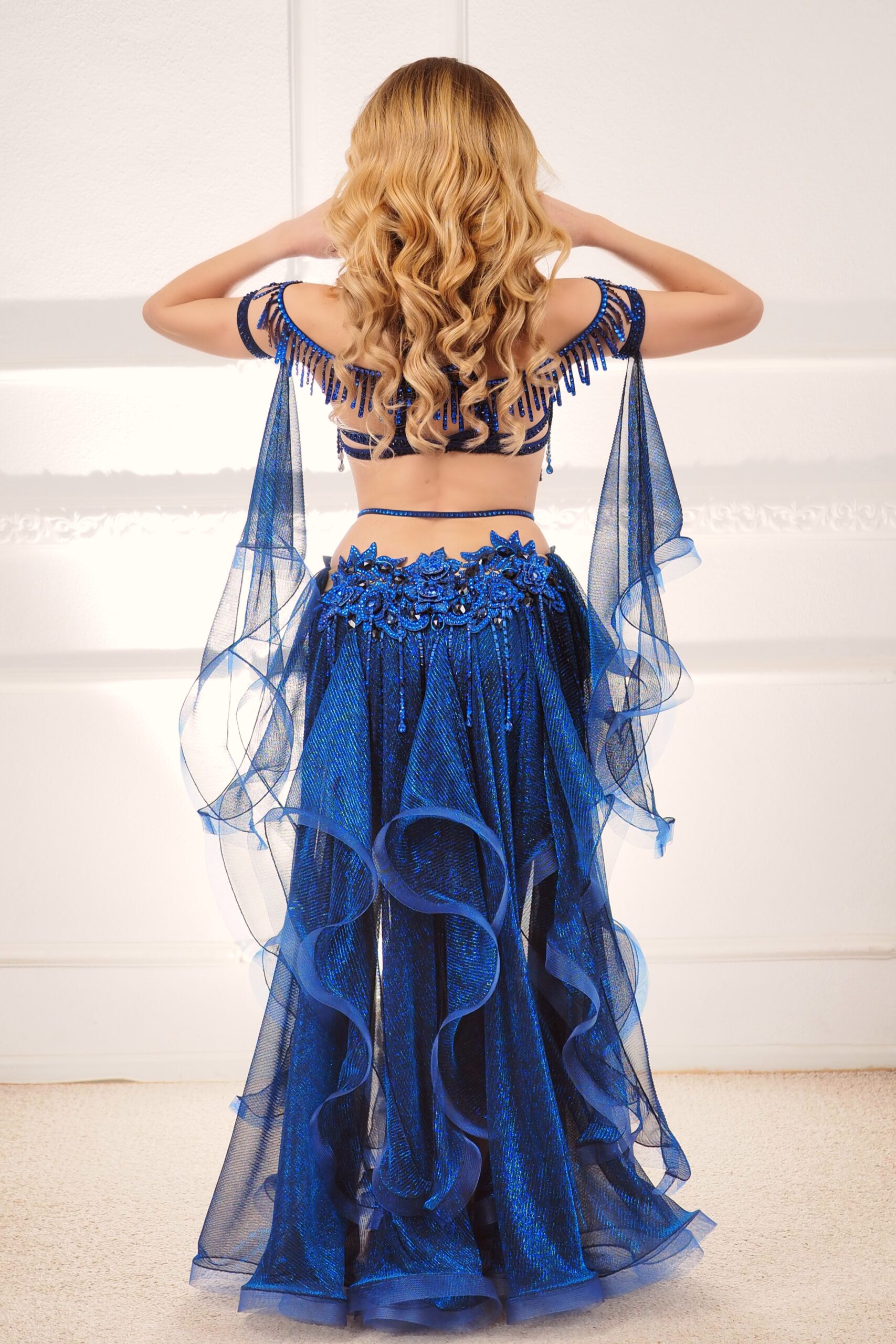 Professional Belly Dancing Costumes navy - Aida Style